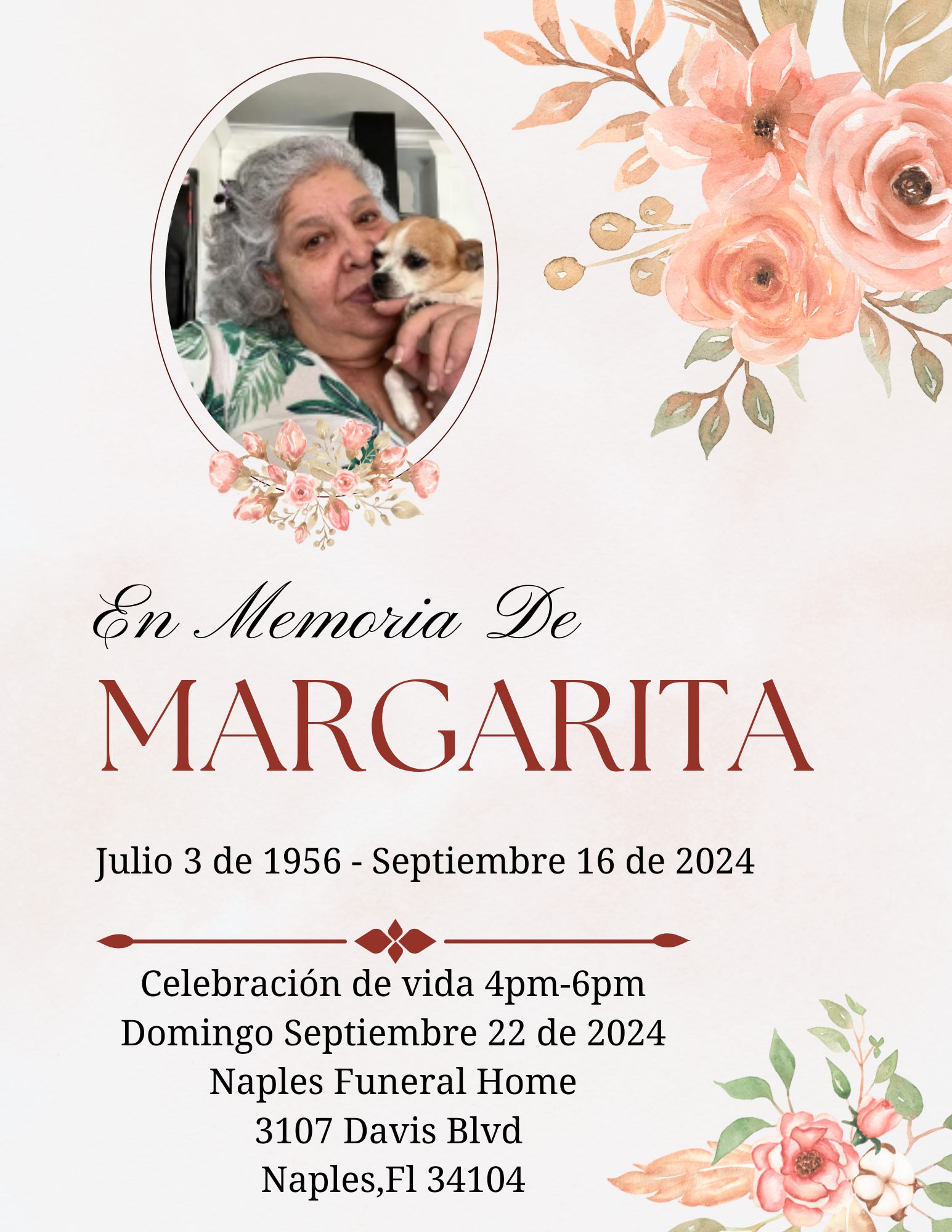 Margarita Rodriguez Obituary - Naples Funeral Home